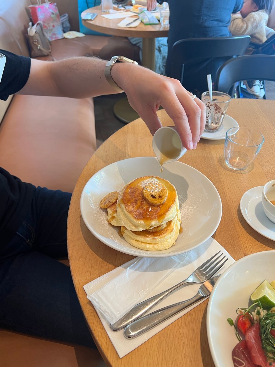 Japan Day Fourteen – Art and Pancakes – Chris and Chantal